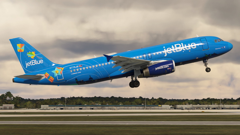 JetBlue 'Bluericua' | N779JB | w/Cabin | Fenix A320 V2 (8K + 4K) for ...