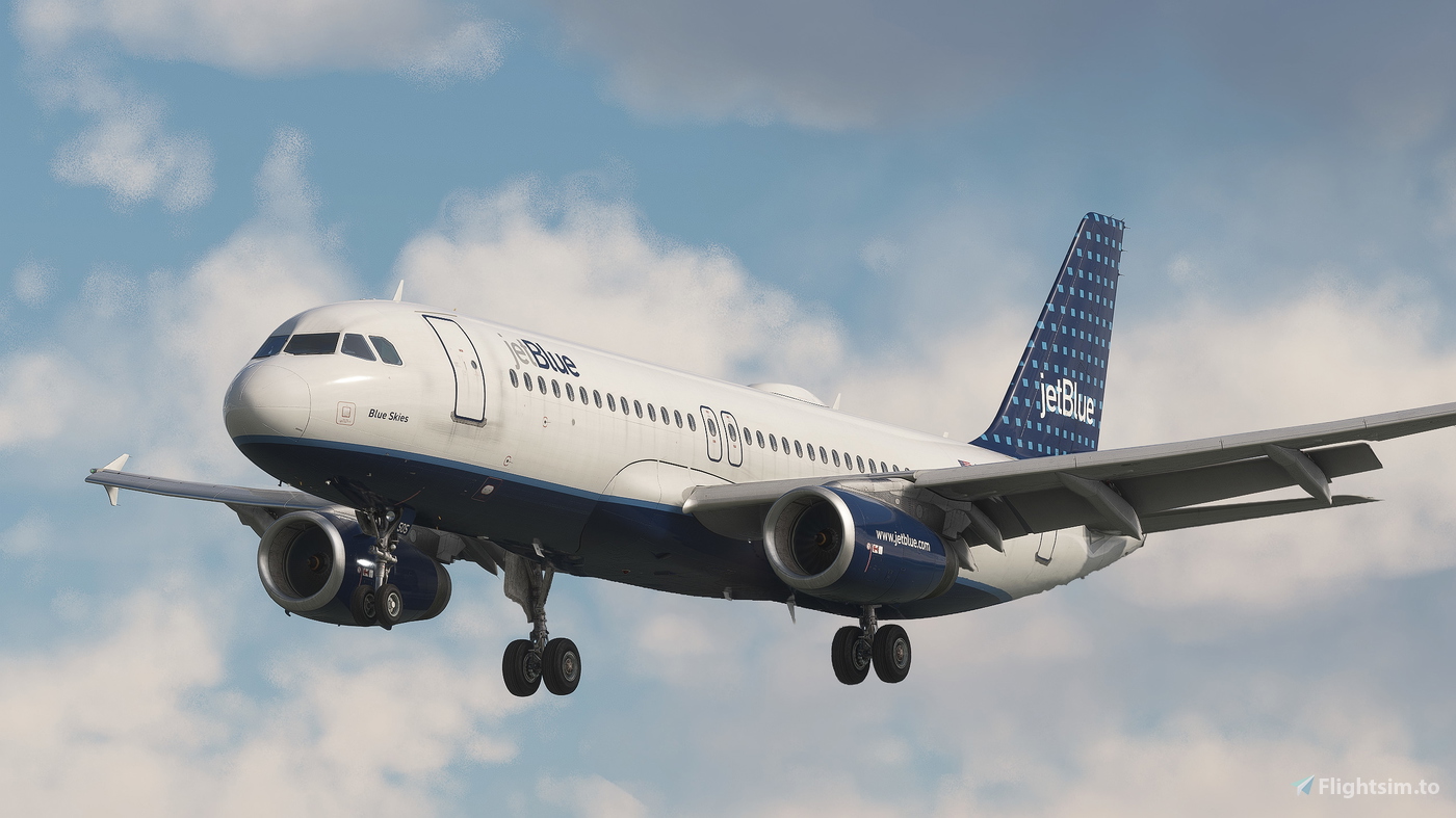 JetBlue ("Dots" - N505JB) - Fenix A320 (V2) (IAE) for Microsoft Flight Simulator | MSFS