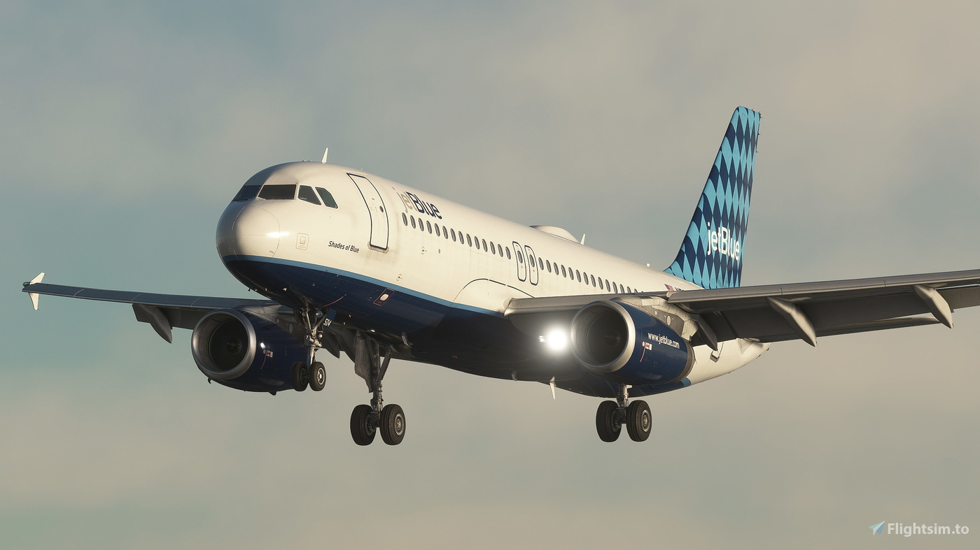 JetBlue ("Harlequin" - N504JB) - Fenix A320 (V2) (IAE) for Microsoft Flight Simulator | MSFS