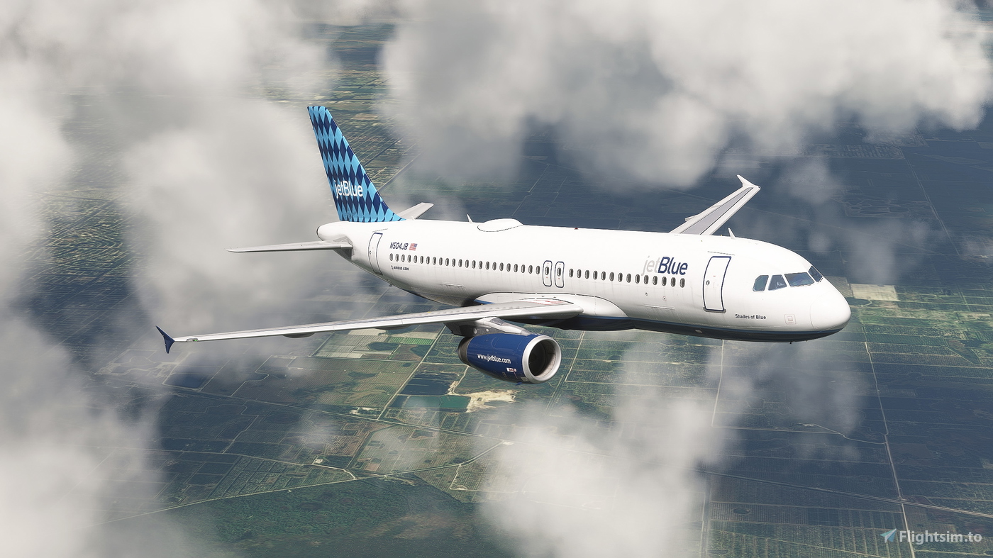 JetBlue ("Harlequin" - N504JB) - Fenix A320 (V2) (IAE) for Microsoft Flight Simulator | MSFS