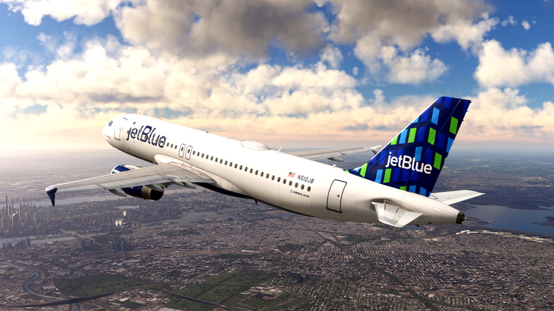 JetBlue (Highrise - N510JB) - Fenix A320 (IAE) (V2) for Microsoft Flight Simulator | MSFS