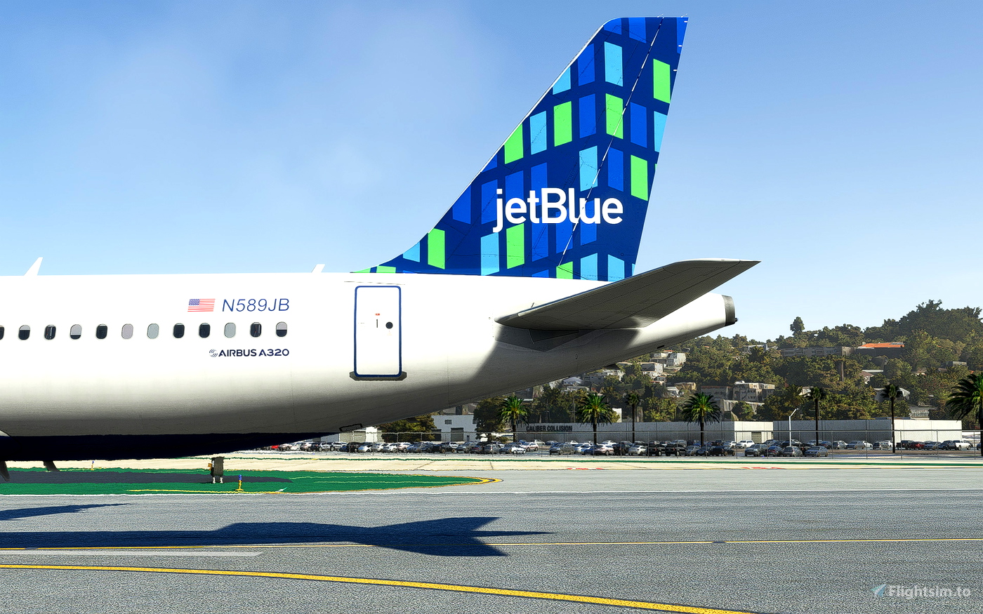 JetBlue ''Highrise Livery'' w/Cabin Fenixsim - Airbus A320 -N589JB [8K ...