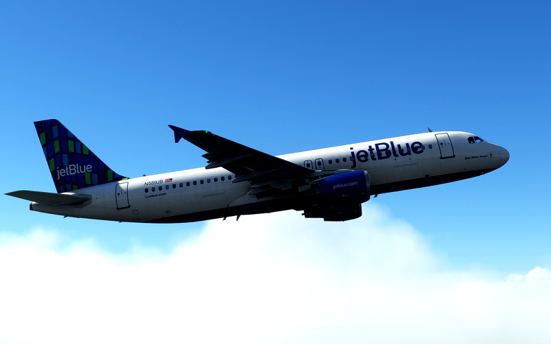 JetBlue ''Highrise Livery'' w/Cabin Fenixsim - Airbus A320 -N589JB [8K ...