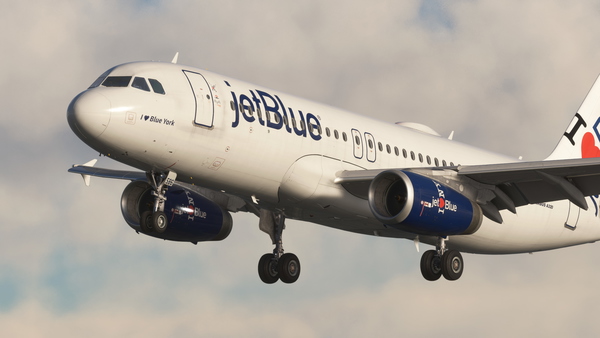 JetBlue ("Stripes" - N517JB) - Fenix A320 (V2) (IAE) for Microsoft Flight Simulator | MSFS