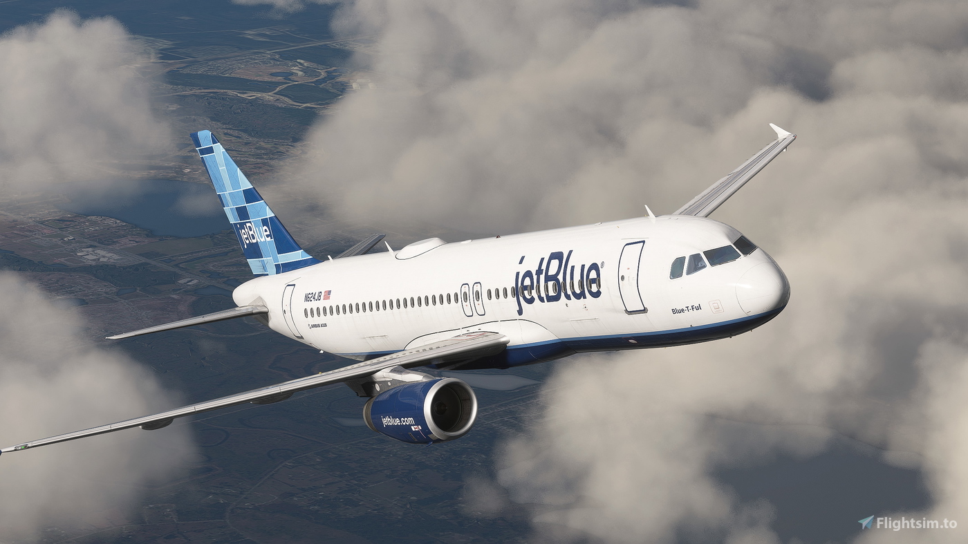 JetBlue ("Mosaic" - N624JB) - Fenix A320 (V2) (IAE) for Microsoft ...