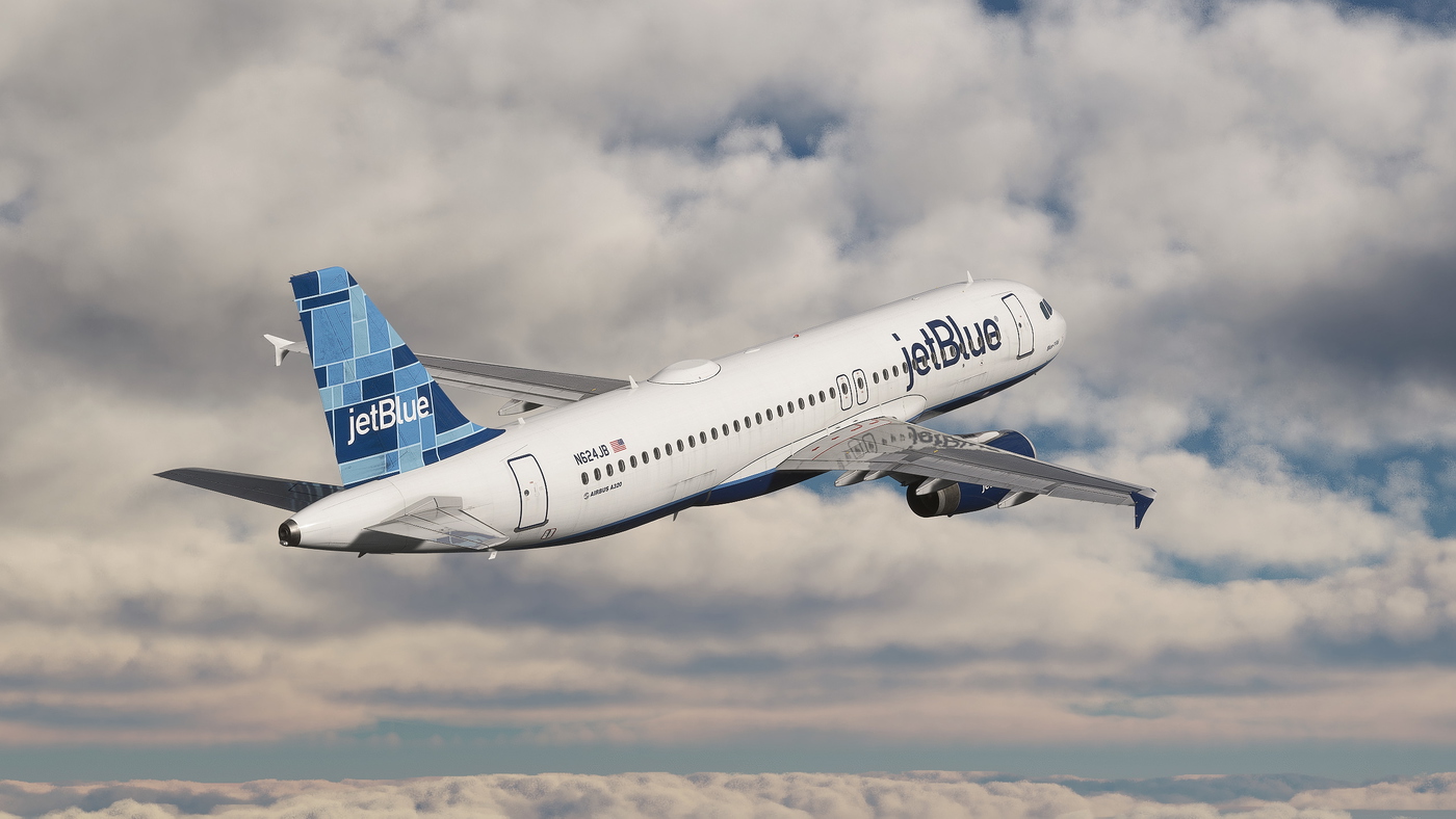 JetBlue ("Mosaic" - N624JB) - Fenix A320 (V2) (IAE) for Microsoft ...