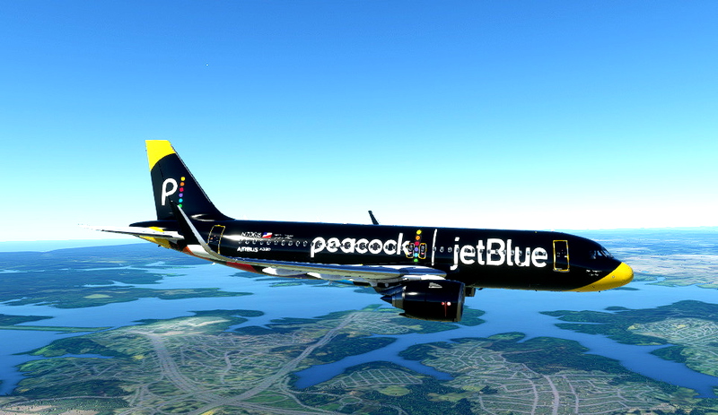JETBLUE PEACOCK A320NEO for Microsoft Flight Simulator | MSFS