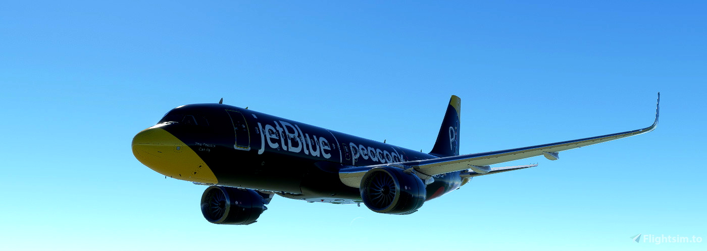 JETBLUE PEACOCK A320NEO for Microsoft Flight Simulator | MSFS
