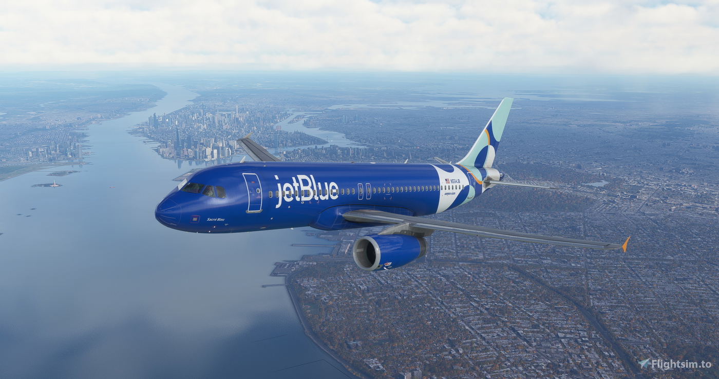 JetBlue "Sacré Bleu" - LatinVFR A320 for Microsoft Flight Simulator | MSFS