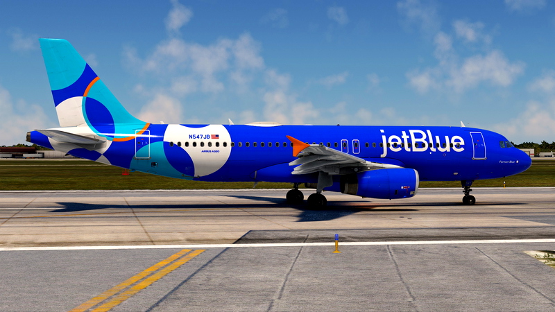 JetBlue 'Spotlight' New Livery | N547JB | w/Cabin | Fenix A320 V2 (8K ...