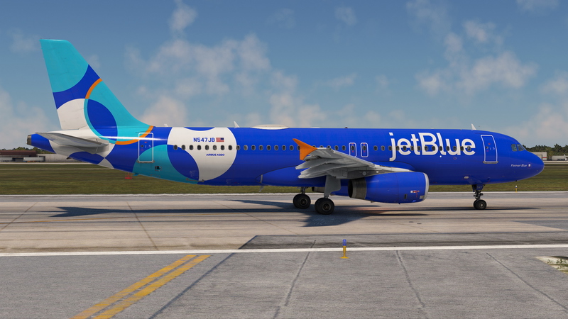 JetBlue 'Spotlight' New Livery | N547JB | w/Cabin | Fenix A320 V2 (8K ...