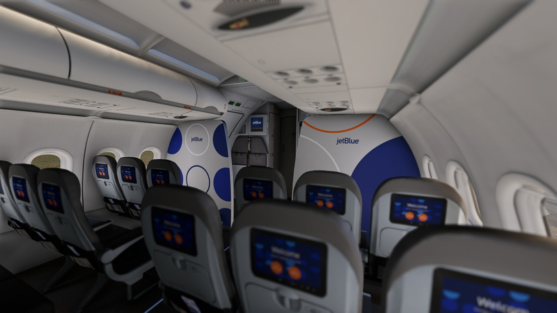 JetBlue 'Spotlight' New Livery | Pack | w/Cabin | Fenix A320 V2 for ...