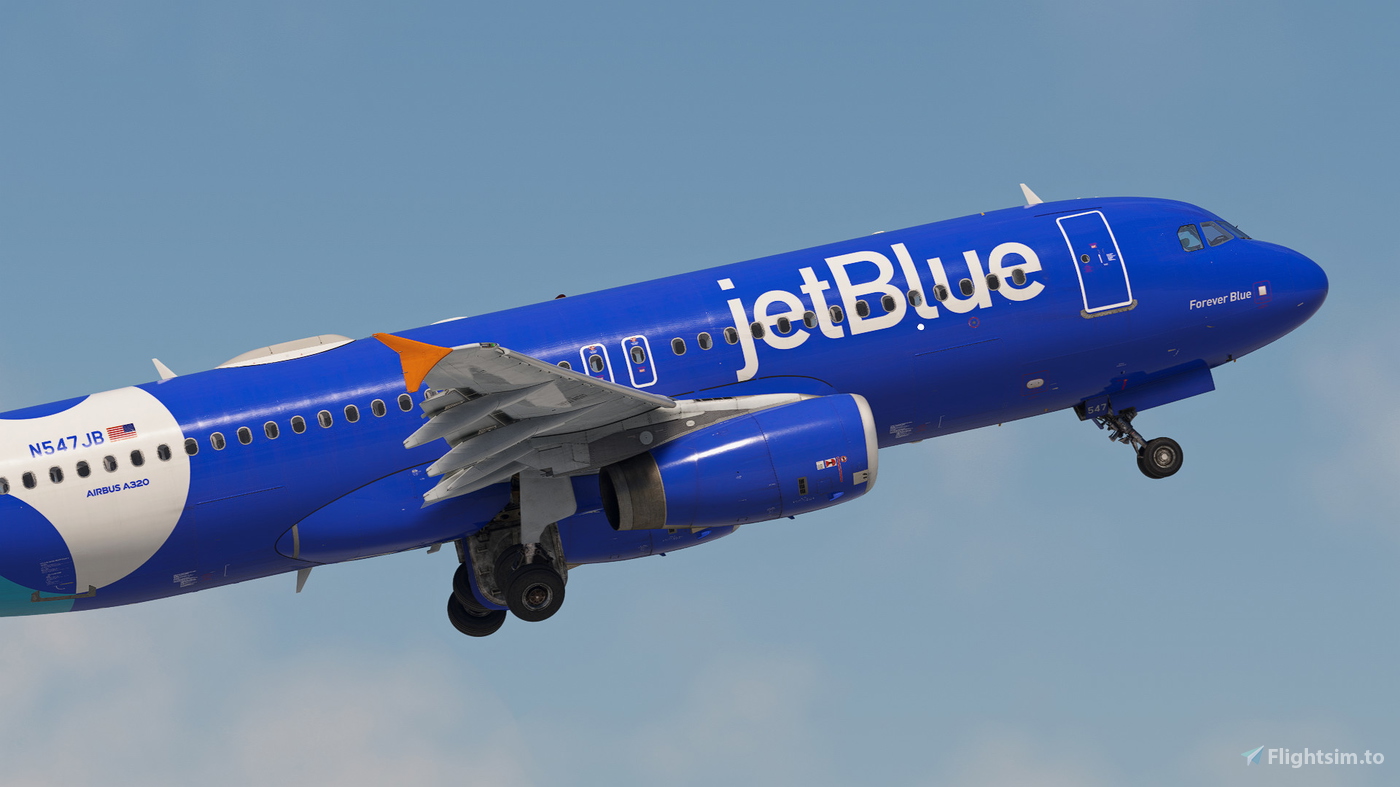 JetBlue 'Spotlight' New Livery | N547JB | w/Cabin | Fenix A320 V2 (8K ...