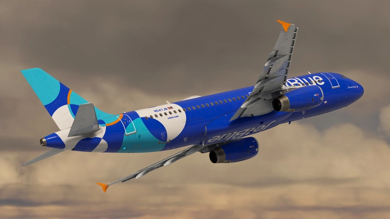 JetBlue 'Spotlight' New Livery | Pack | w/Cabin | Fenix A320 V2 for ...