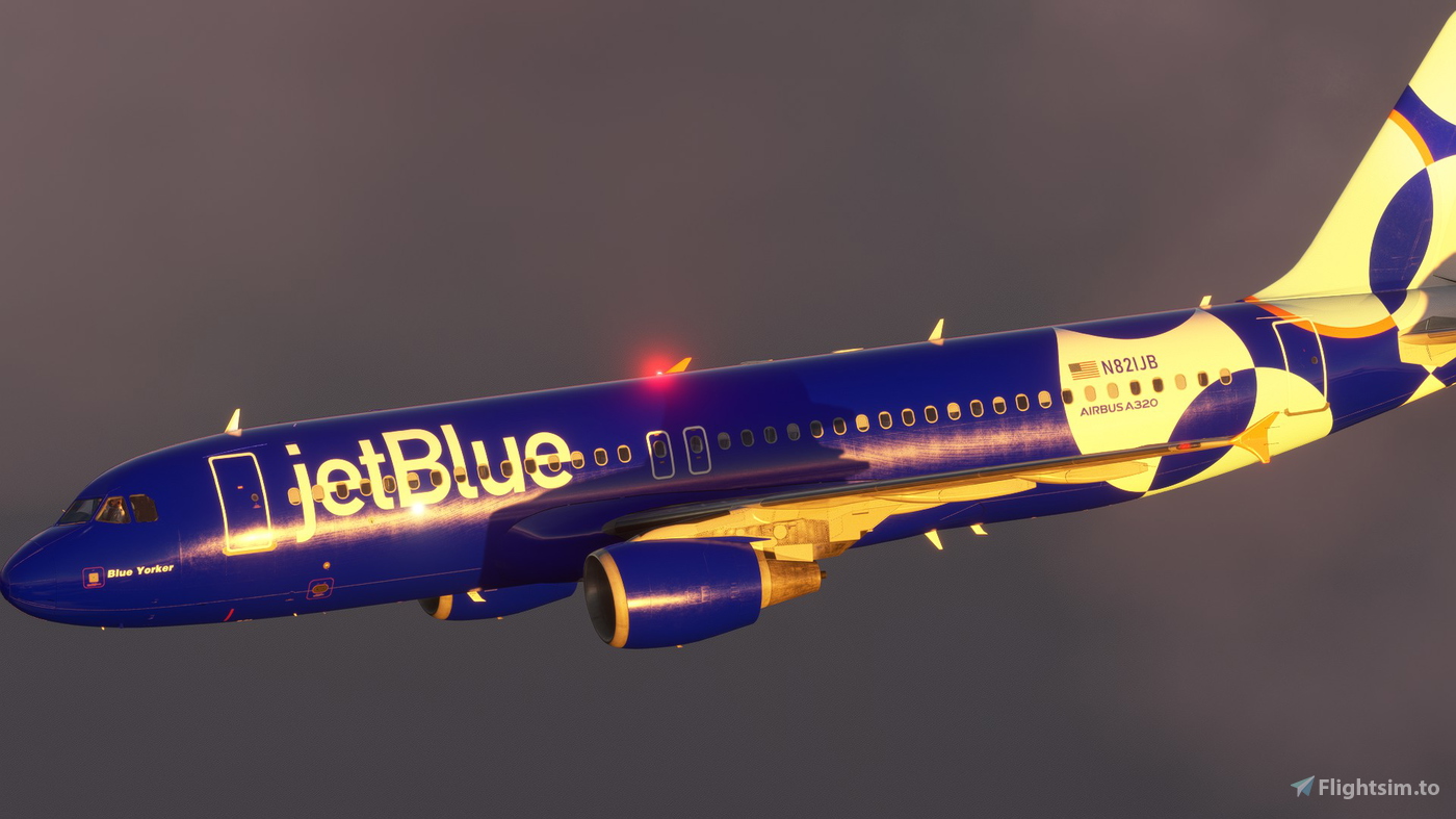 JetBlue Spotlight Redesigned | Fenix Simulations A320 for Microsoft ...