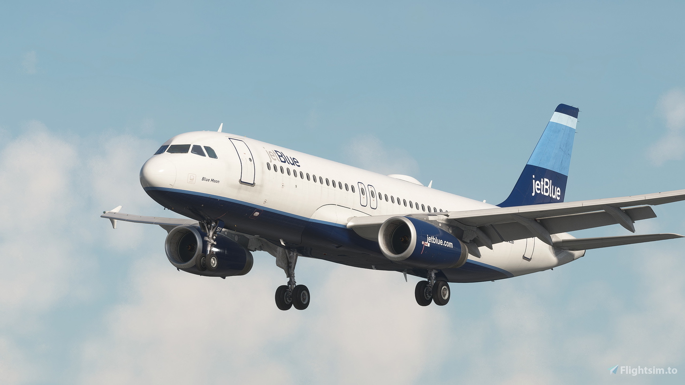 JetBlue ("Stripes" - N517JB) - Fenix A320 (V2) (IAE) for Microsoft Flight Simulator | MSFS