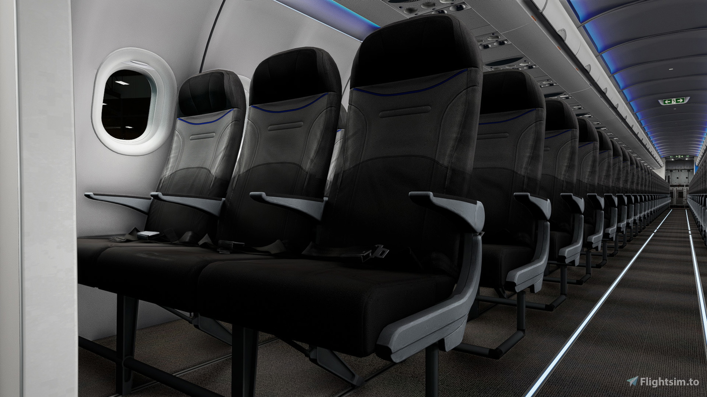 JetBlue 'Vets In Blue' | N775JB | w/Cabin | Fenix A320 V2 (8K + 4K) for ...