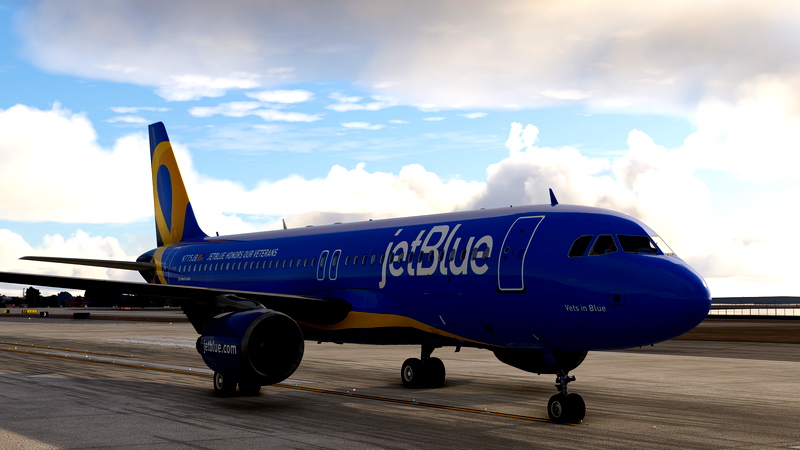 JetBlue A320 - Vets in Blue (N775JB) for Microsoft Flight Simulator | MSFS