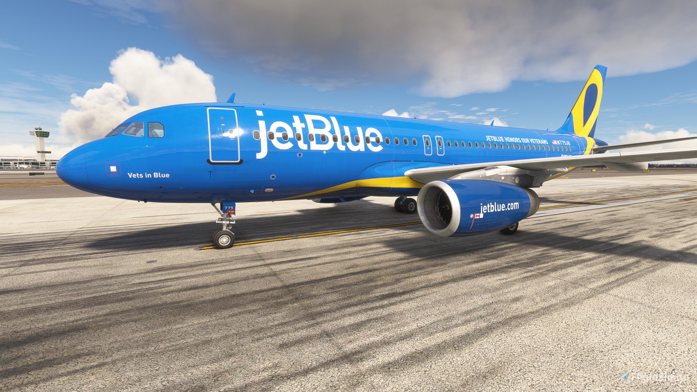 JetBlue A320 - Vets in Blue (N775JB) for Microsoft Flight Simulator | MSFS