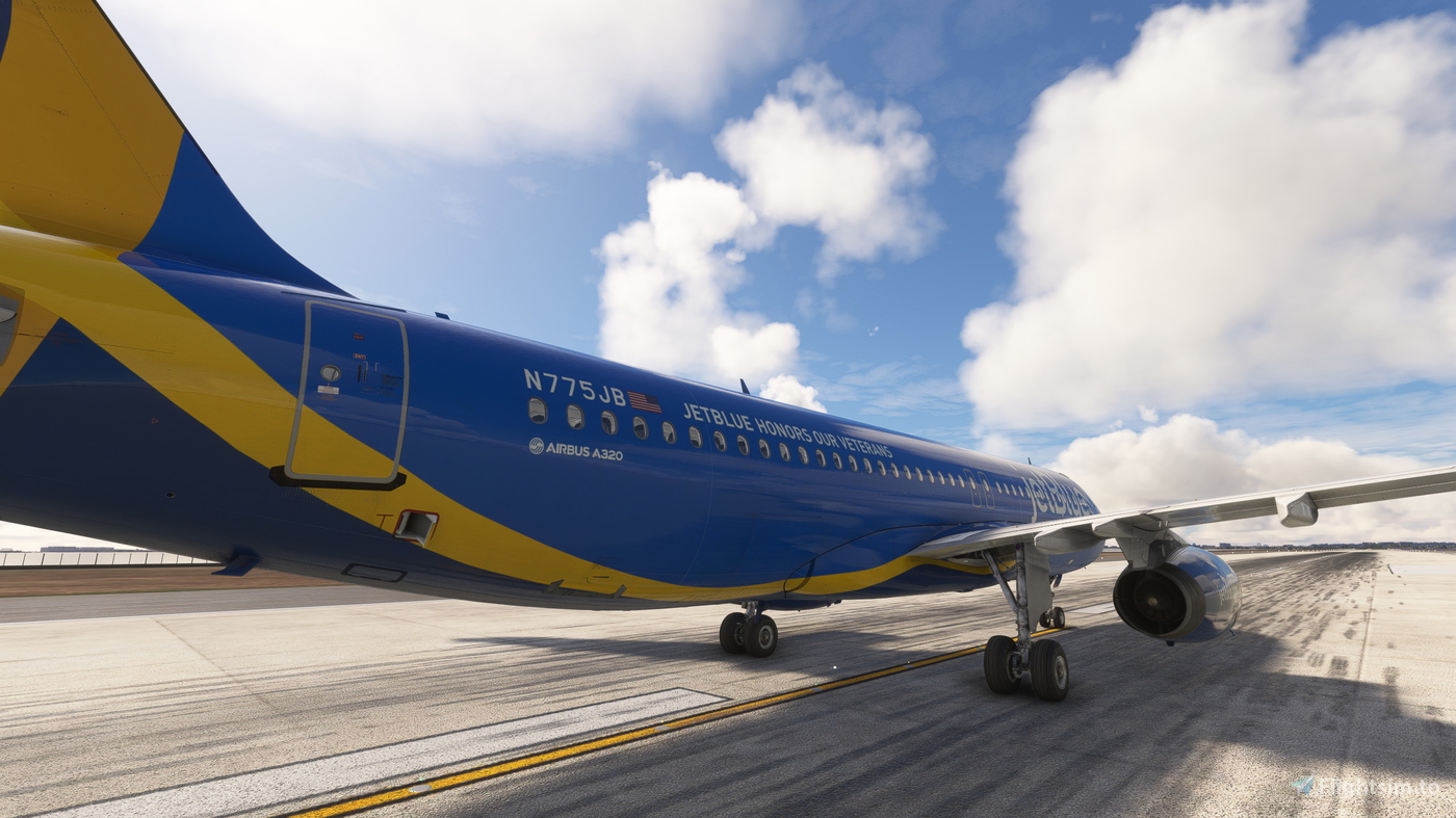 JetBlue A320 - Vets in Blue (N775JB) for Microsoft Flight Simulator | MSFS