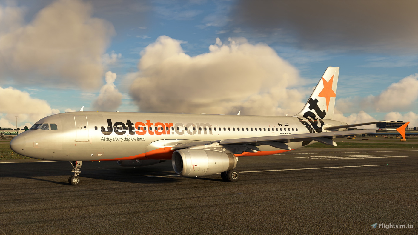 Jetstar Asia A320 9V-JSI (8K) for Microsoft Flight Simulator | MSFS