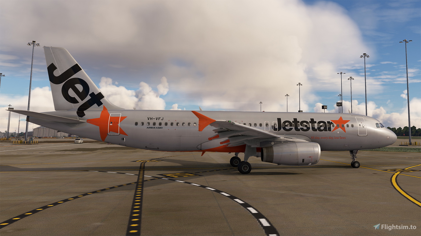 Jetstar A320 VH-VFJ (8K & 4K) for Microsoft Flight Simulator | MSFS