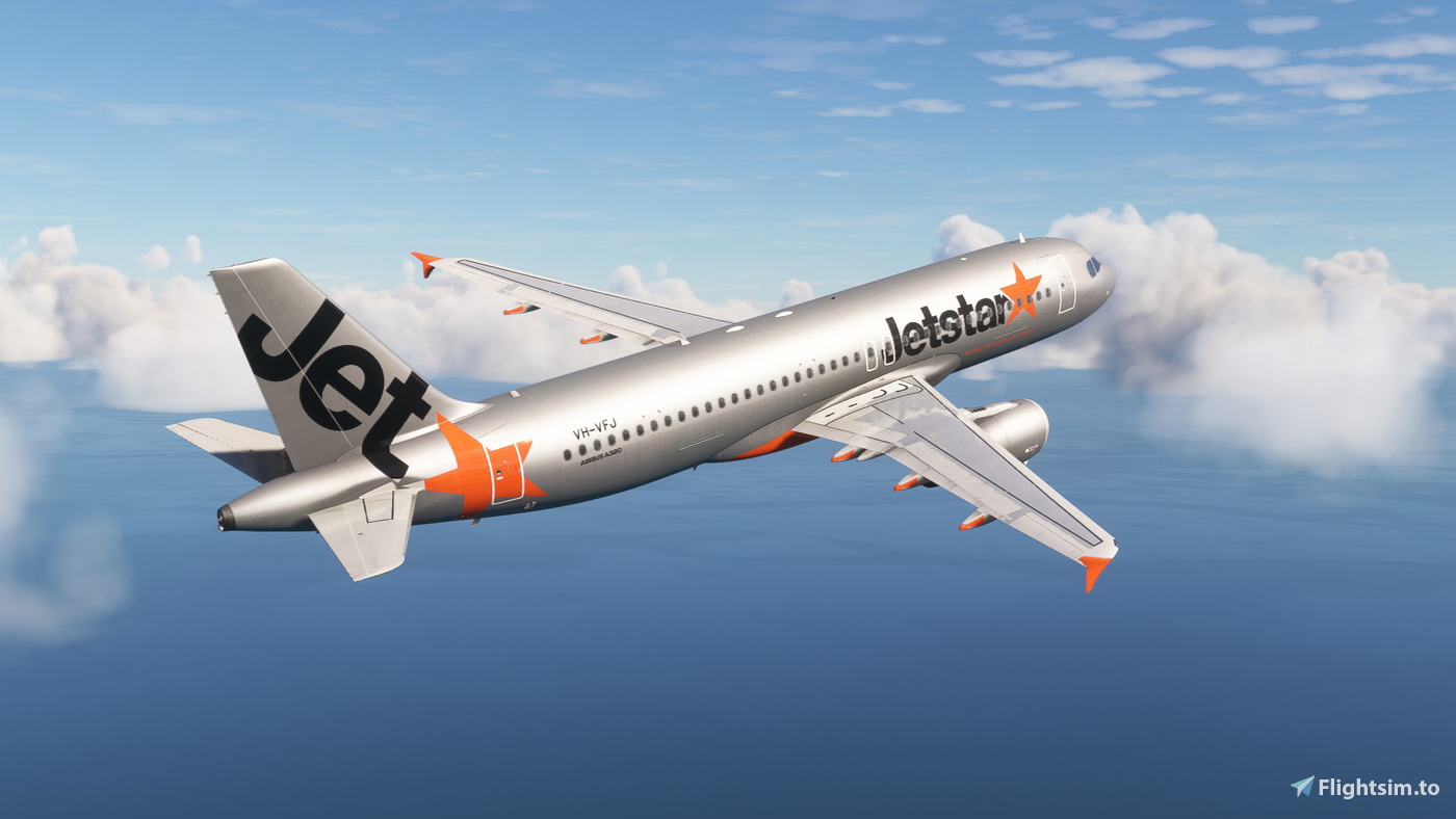 Jetstar VH-VFJ + Cabin - Fenix A320 V2 for Microsoft Flight Simulator ...