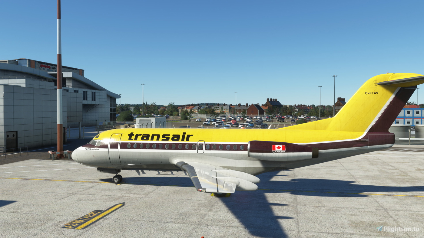 JF Fokker F28-1000 Transair C-FTAV request for Microsoft Flight ...