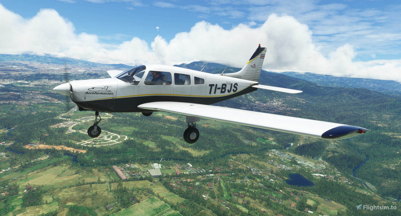 JF PA-28 Warrior II Aeroformación Costa Rica TI-BJS pour Microsoft ...