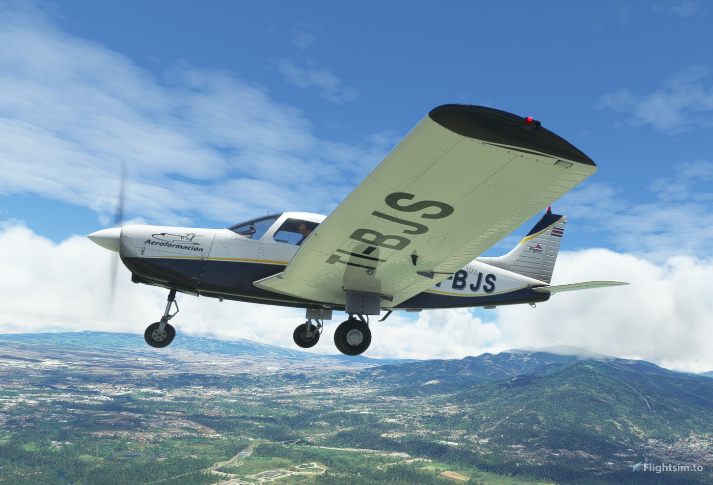 JF PA-28 Warrior II Aeroformación Costa Rica TI-BJS pour Microsoft ...