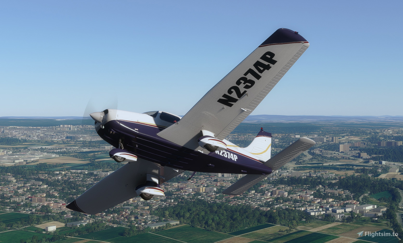JF Piper PA28-161 N2374P (fictional) for Microsoft Flight Simulator | MSFS