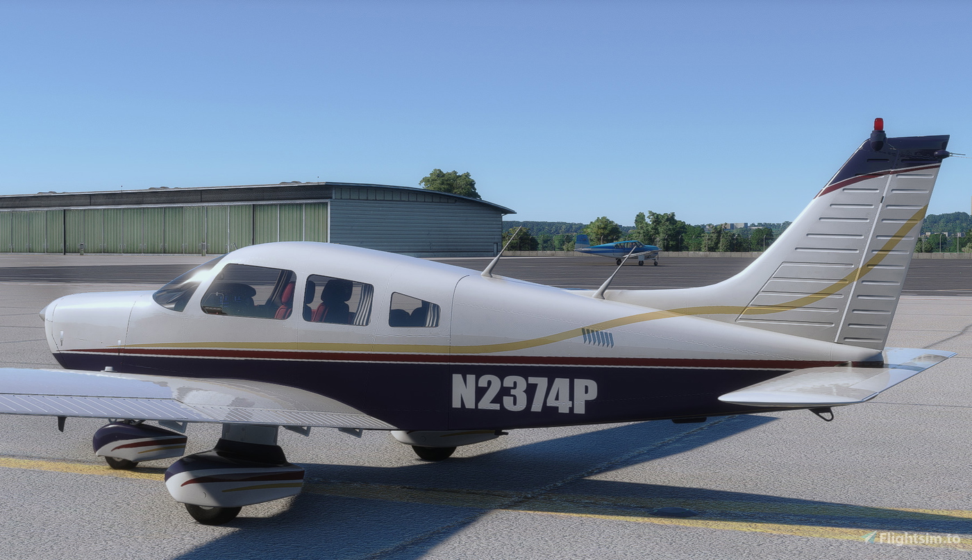 JF Piper PA28-161 N2374P (fictional) for Microsoft Flight Simulator | MSFS