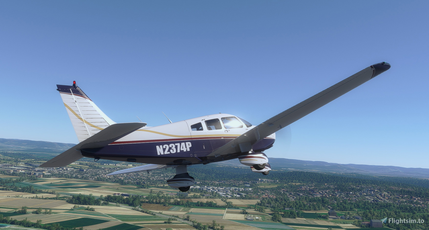 JF Piper PA28-161 N2374P (fictional) for Microsoft Flight Simulator | MSFS