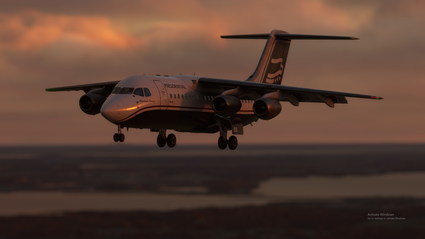 Just Flight BAe 146-200 Presidential (N403XV) pour Microsoft Flight ...