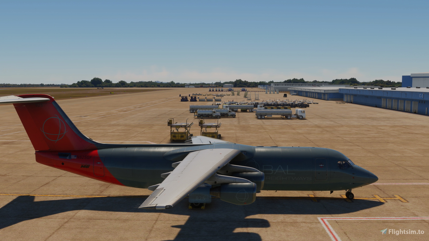 Just Flight BAe 146-200QT and 146-300QT Global Freightways Livery (FSX ...