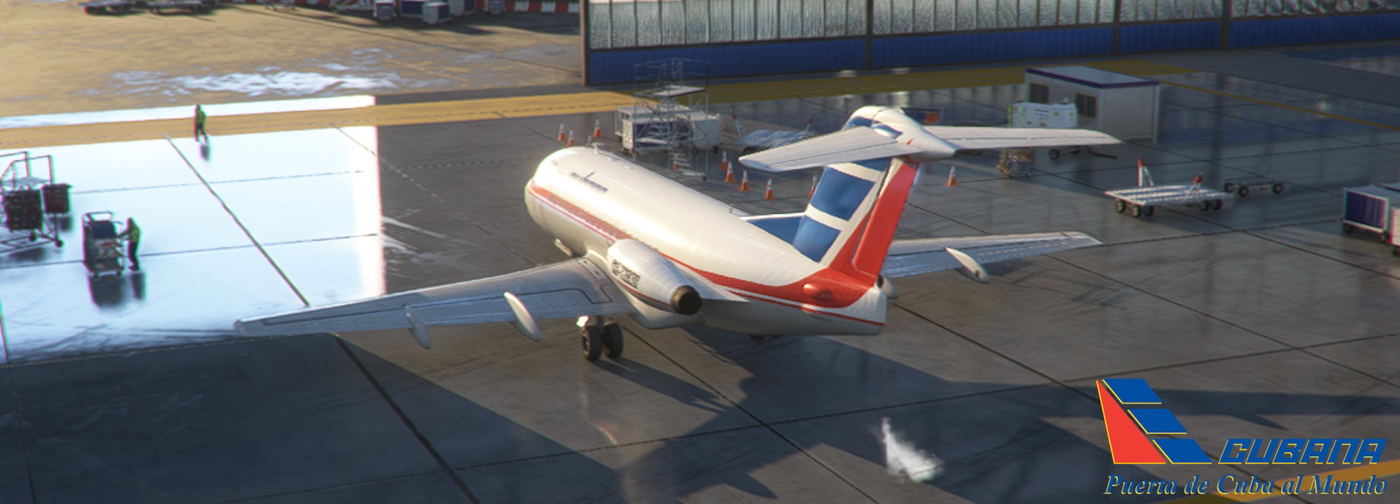 Just Flight F28-3000 Cubana CU-T2830 pour Microsoft Flight Simulator | MSFS