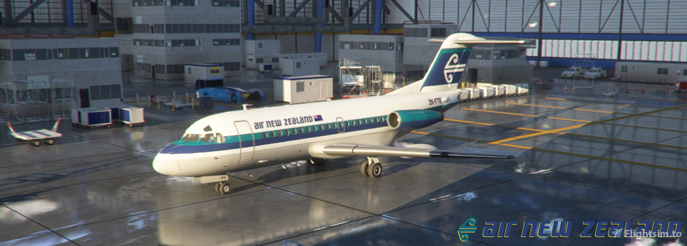 Just Flight Fokker F28-1000 Air New Zealand for Microsoft Flight Simulator | MSFS