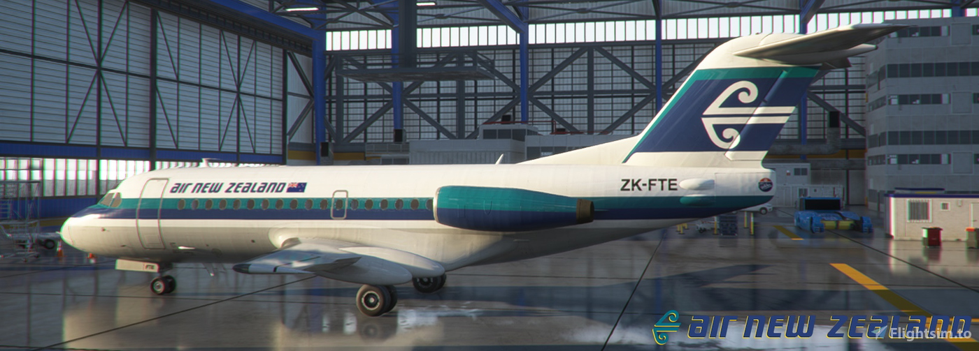 Just Flight Fokker F28-1000 Air New Zealand for Microsoft Flight Simulator | MSFS