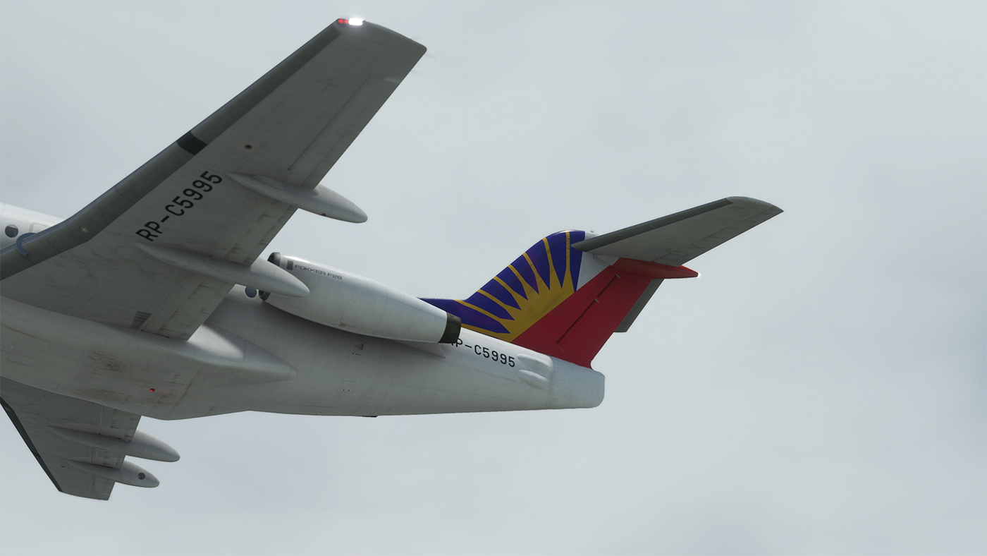 Just Flight Fokker F28 4000 | Philippine Airlines | RP-C5995 | 8K for ...