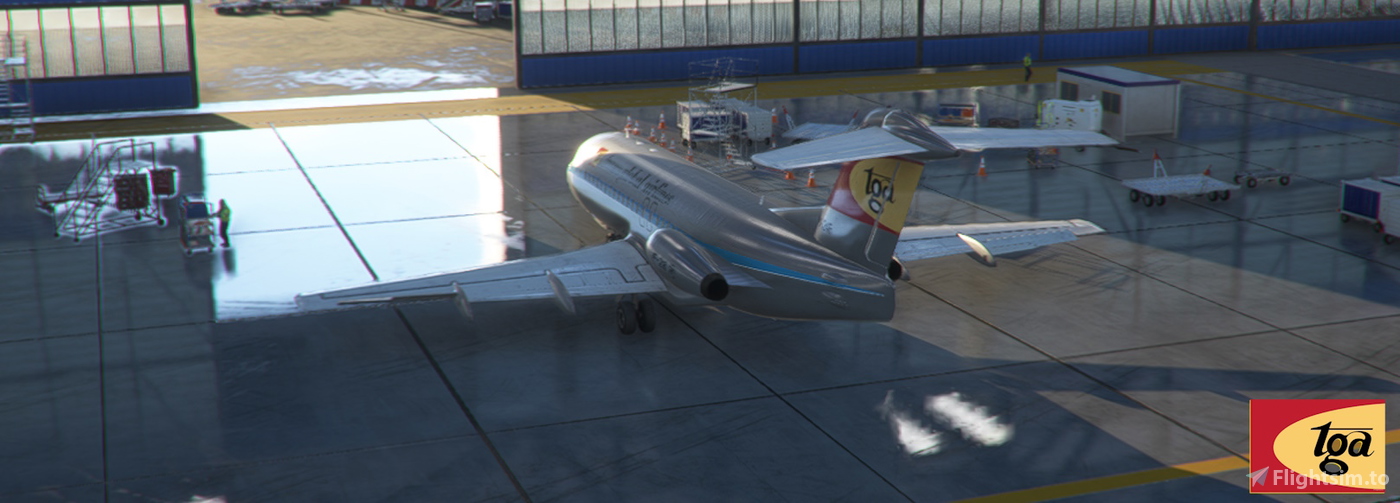 Just Flight Fokker F28-4000 Trans Global Airlines N324F for Microsoft ...