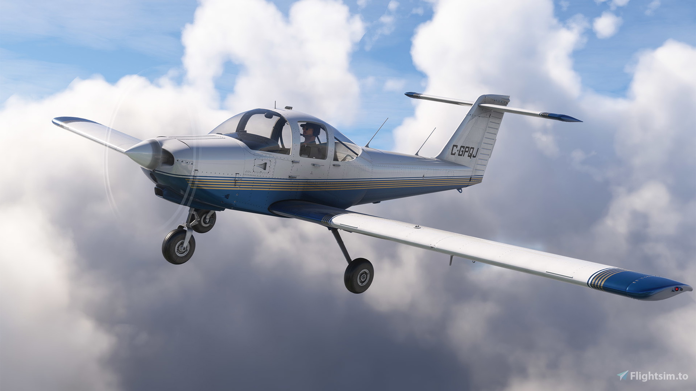 Just Flight Piper PA-38 Tomahawk - C-GPQJ (Dynamic Registration) pour ...