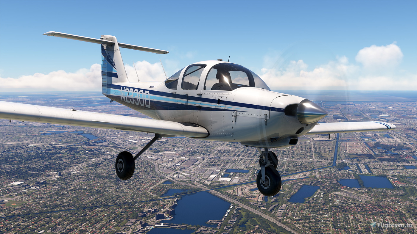 Just Flight Piper PA-38 Tomahawk - N2330D (Dynamic Registration) for ...