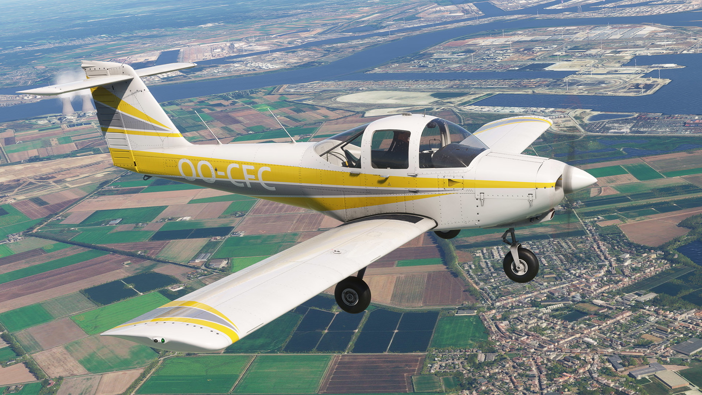 Just Flight Piper PA-38 Tomahawk - OO-CFC (Dynamic Registration) para ...