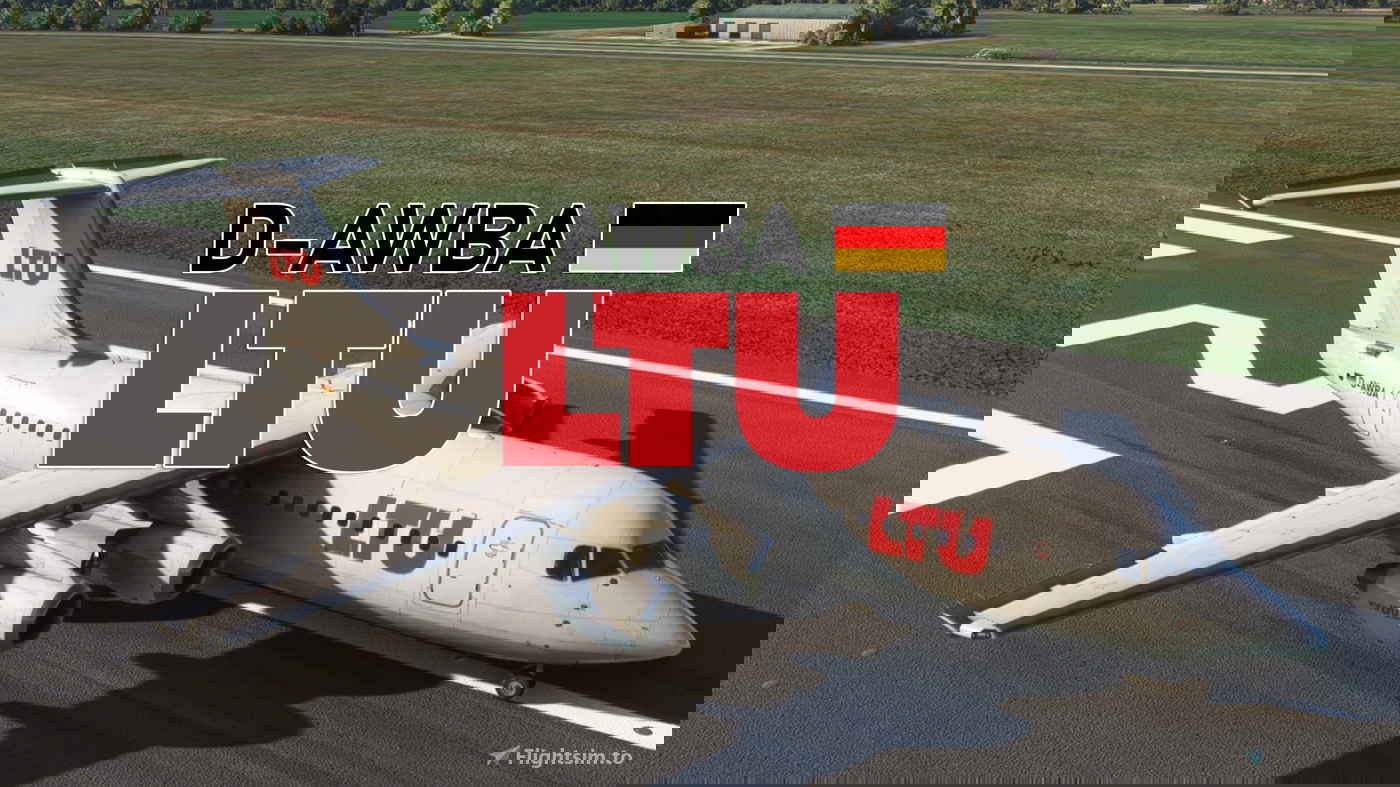 JustFlight BAe 146-300 LTU "D-AWBA" for Microsoft Flight Simulator | MSFS