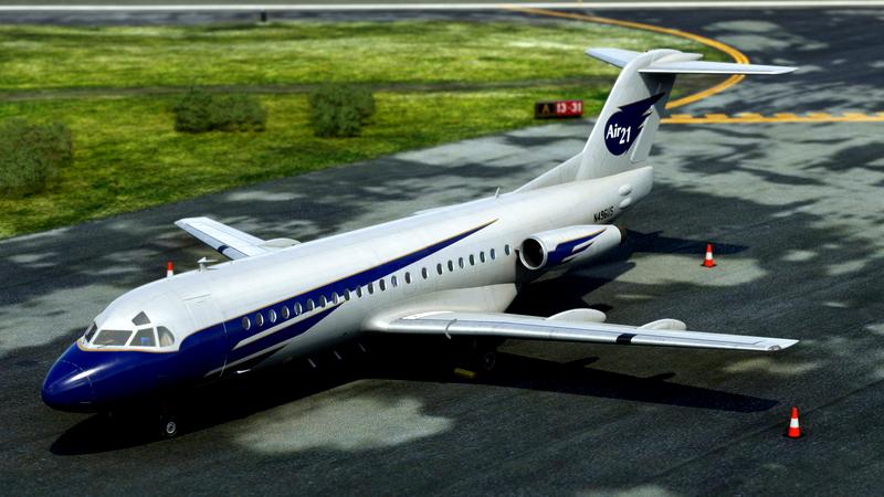 Fokker F28 Professional Liveries for Microsoft Flight Simulator | MSFS