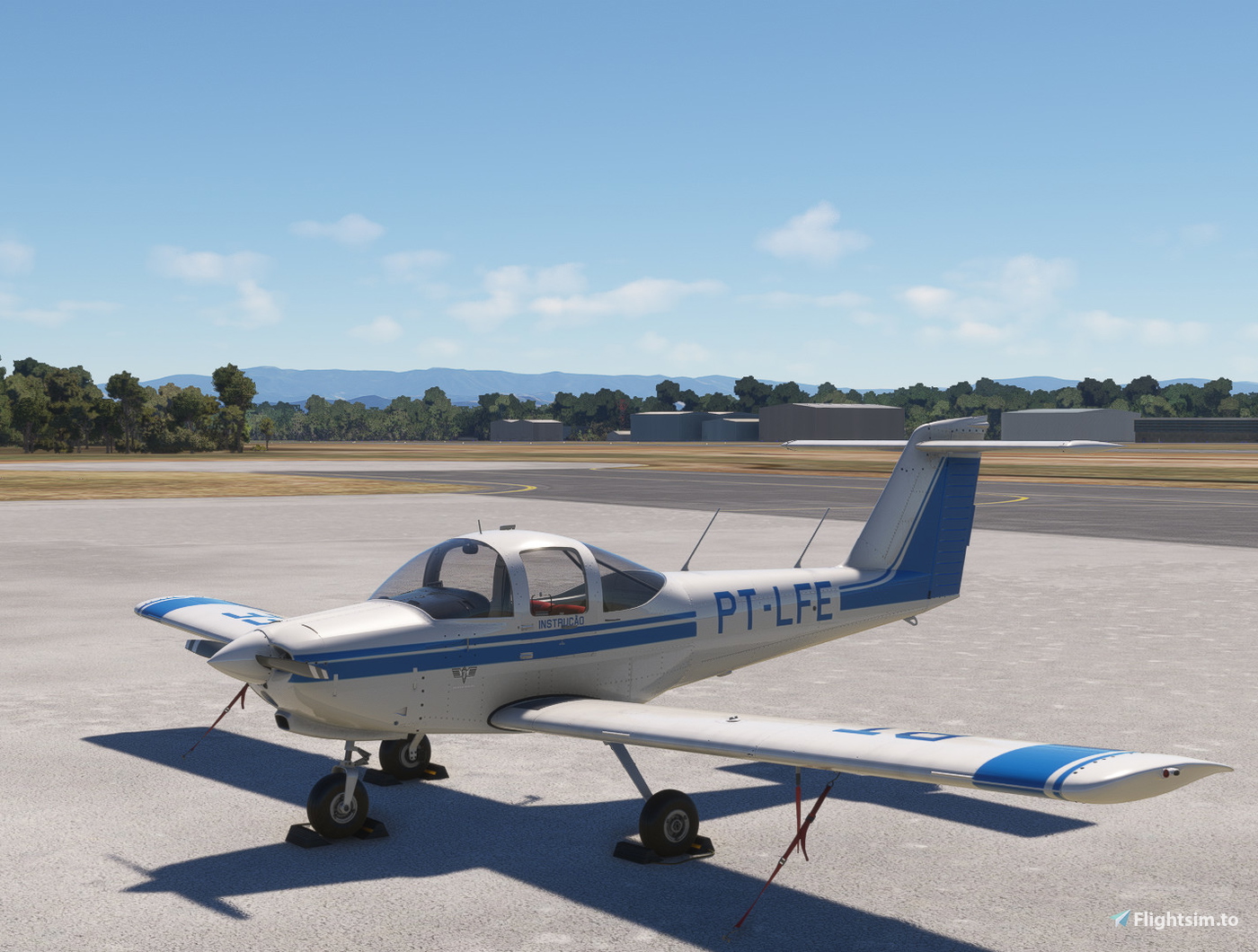 JustFlight PA-38 Tomahawk - PT-LFE (Aeroclube SJC) for Microsoft Flight ...