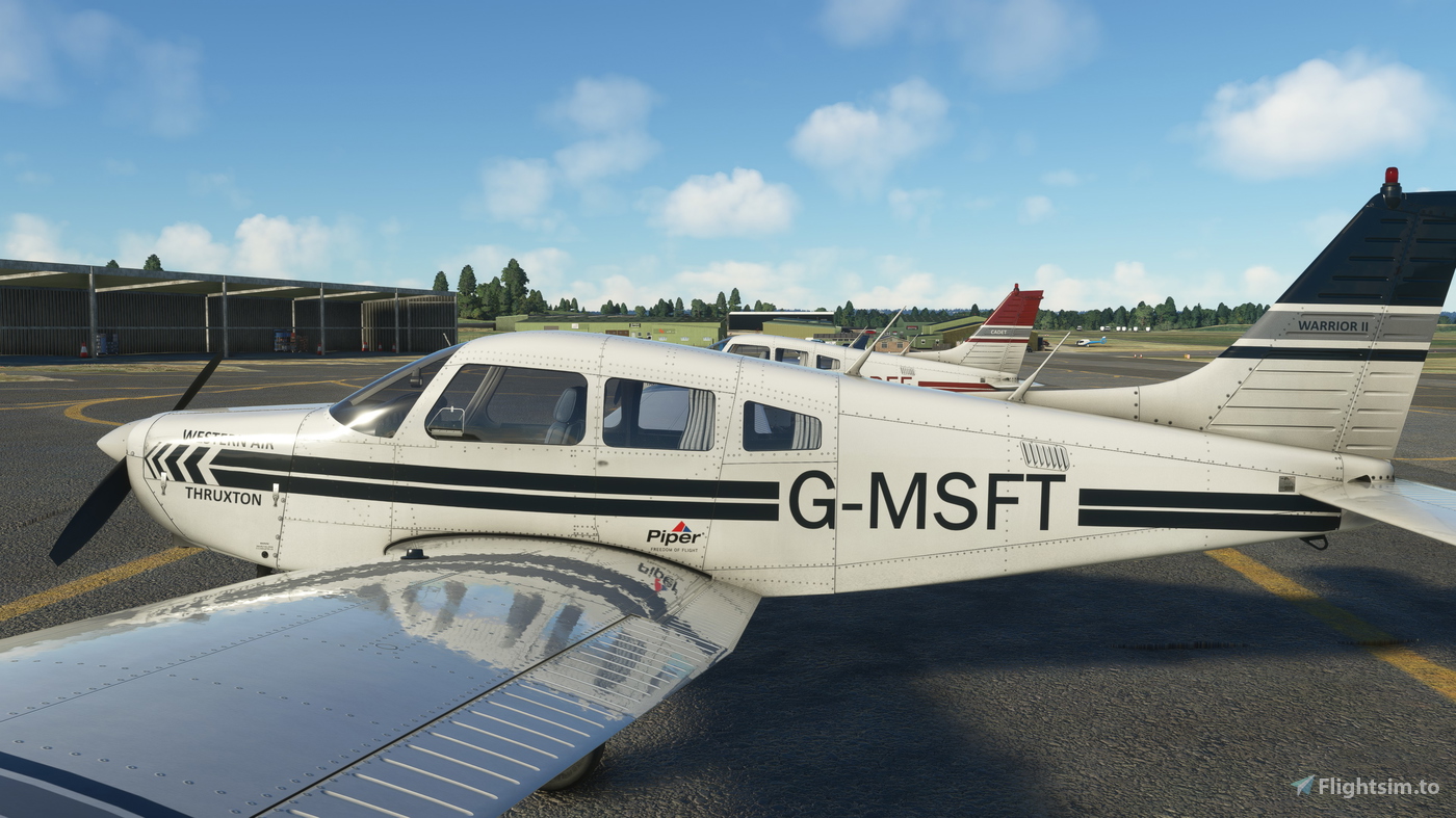 JustFlight PA28 Warior II - G-CDEF Original for Microsoft Flight ...