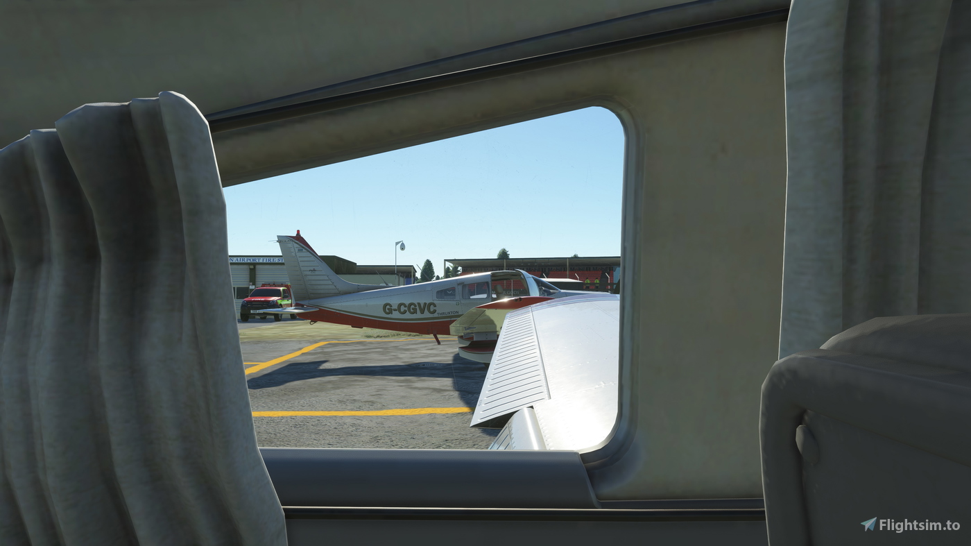 JustFlight PA28 Warior II - G-CGVC for Microsoft Flight Simulator | MSFS