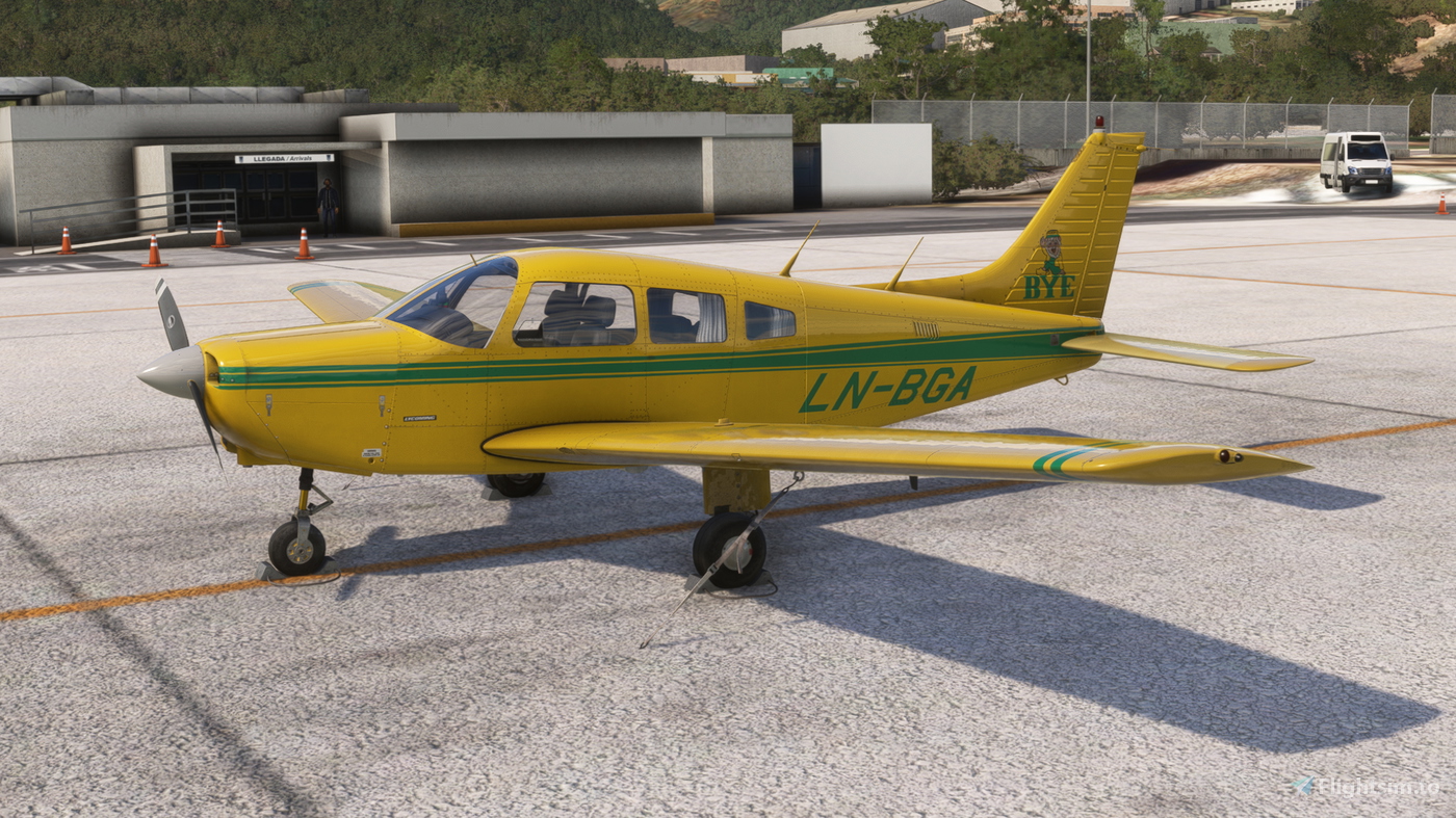 JustFlight PA28 Warior II | LN-BGA (Flyklubben Øst) for Microsoft ...
