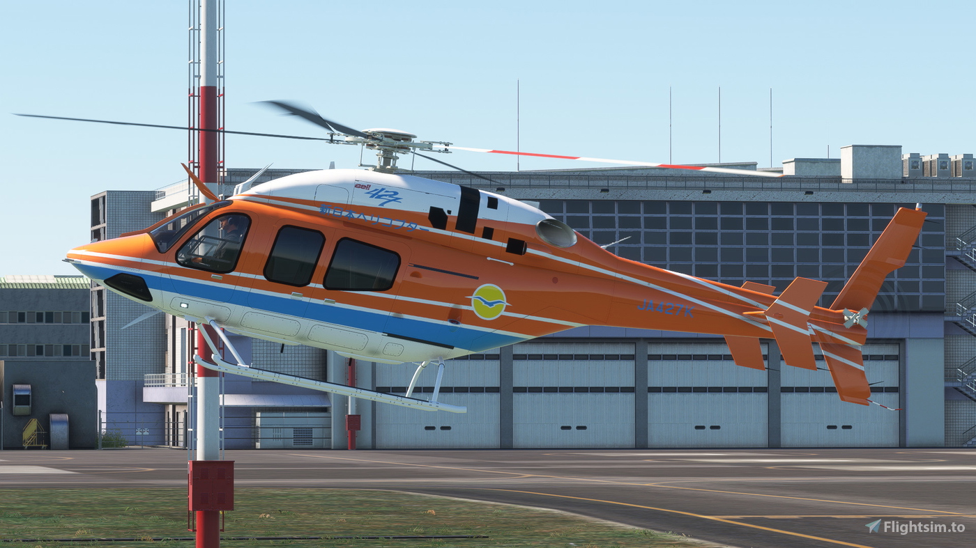 jXt Simulations Bell 429 | Shin Nihon Helicopter | JA427K for Microsoft ...